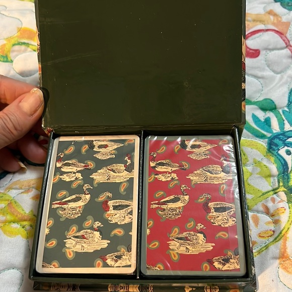 Avon | Games | Vintage Deck Of Double Cards Mallard Duck Avon 994 Duck ...